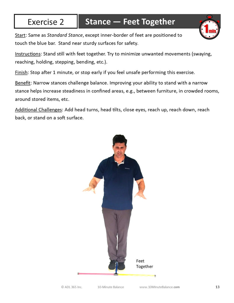 10 Minute Balance Booklet (Digital Download) – ADL Balance