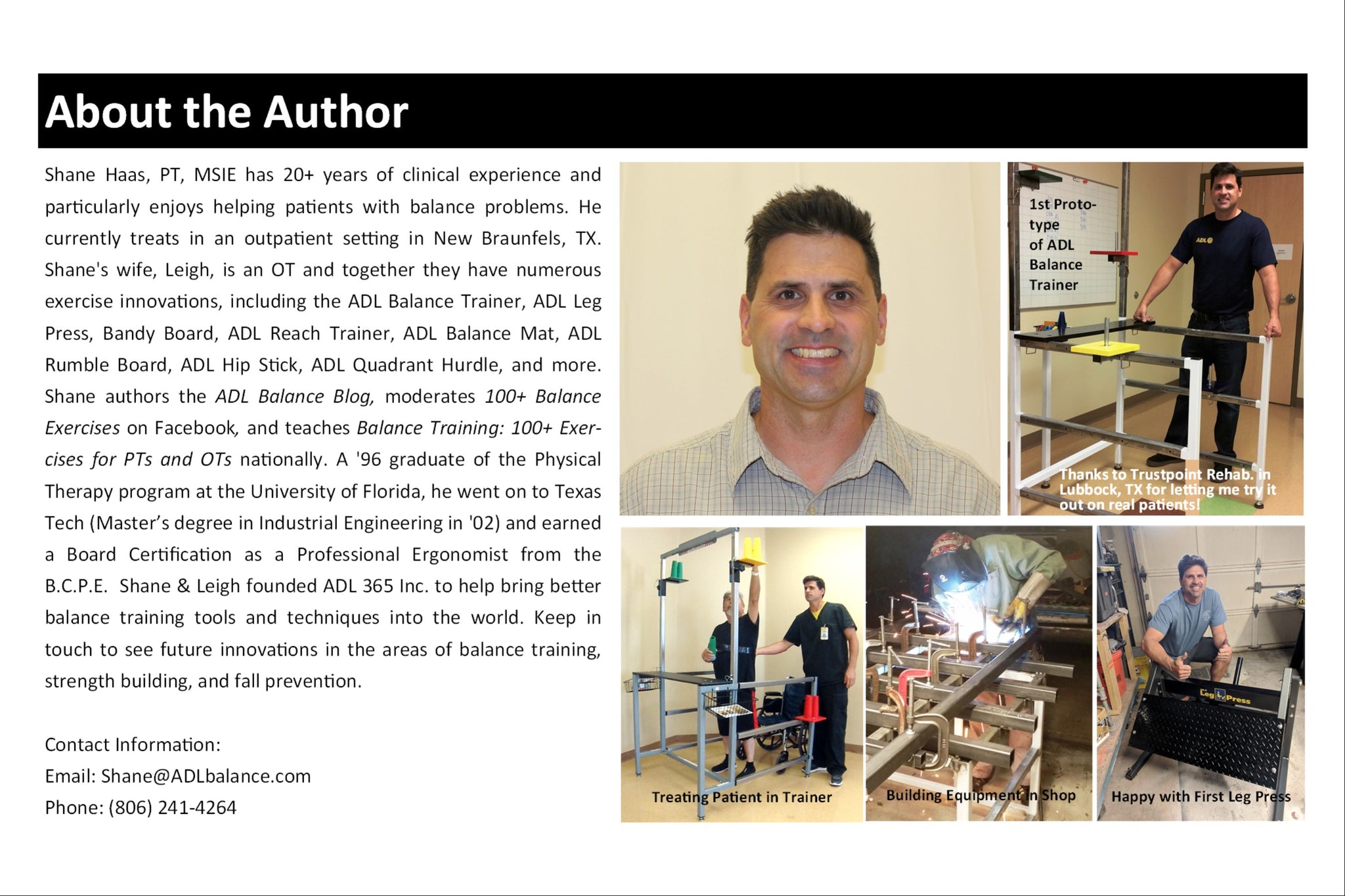 Balance Training Book: 5 Laws & 100+ Exercises – ADL Balance