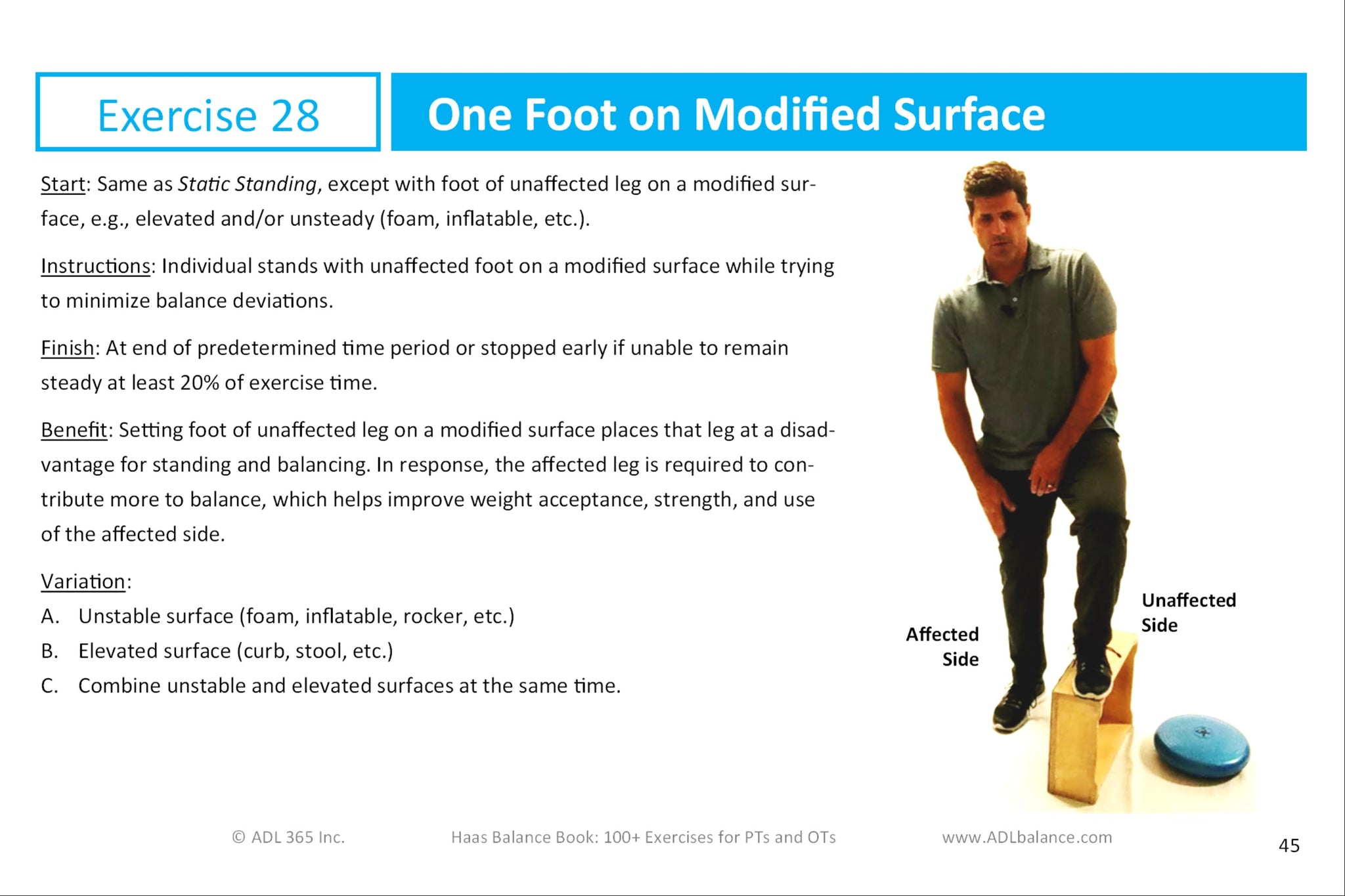 Balance Training Book: 5 Laws & 100+ Exercises – ADL Balance